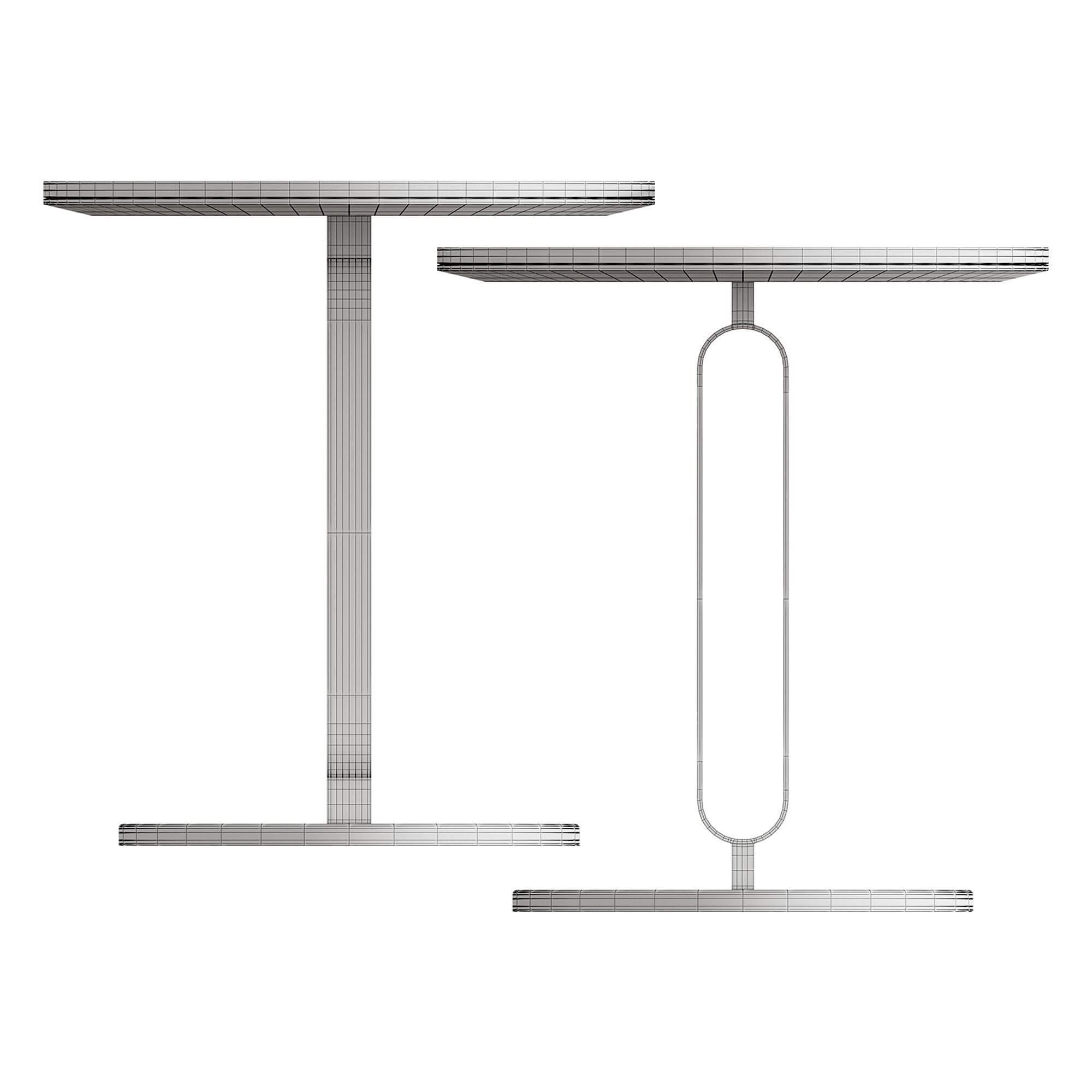 Alfred Side Table - 3D Model by moradalia