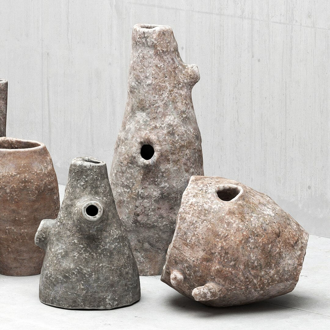 Ancient Jugs - 3D Model by moradalia