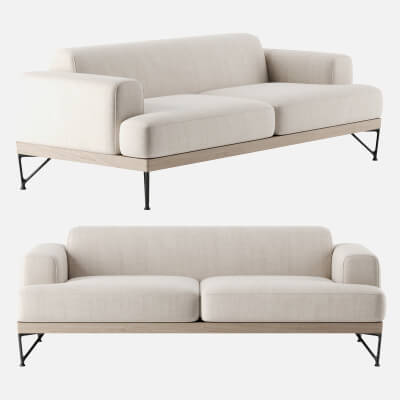 Armstrong Sofa - 3D Model by moradalia