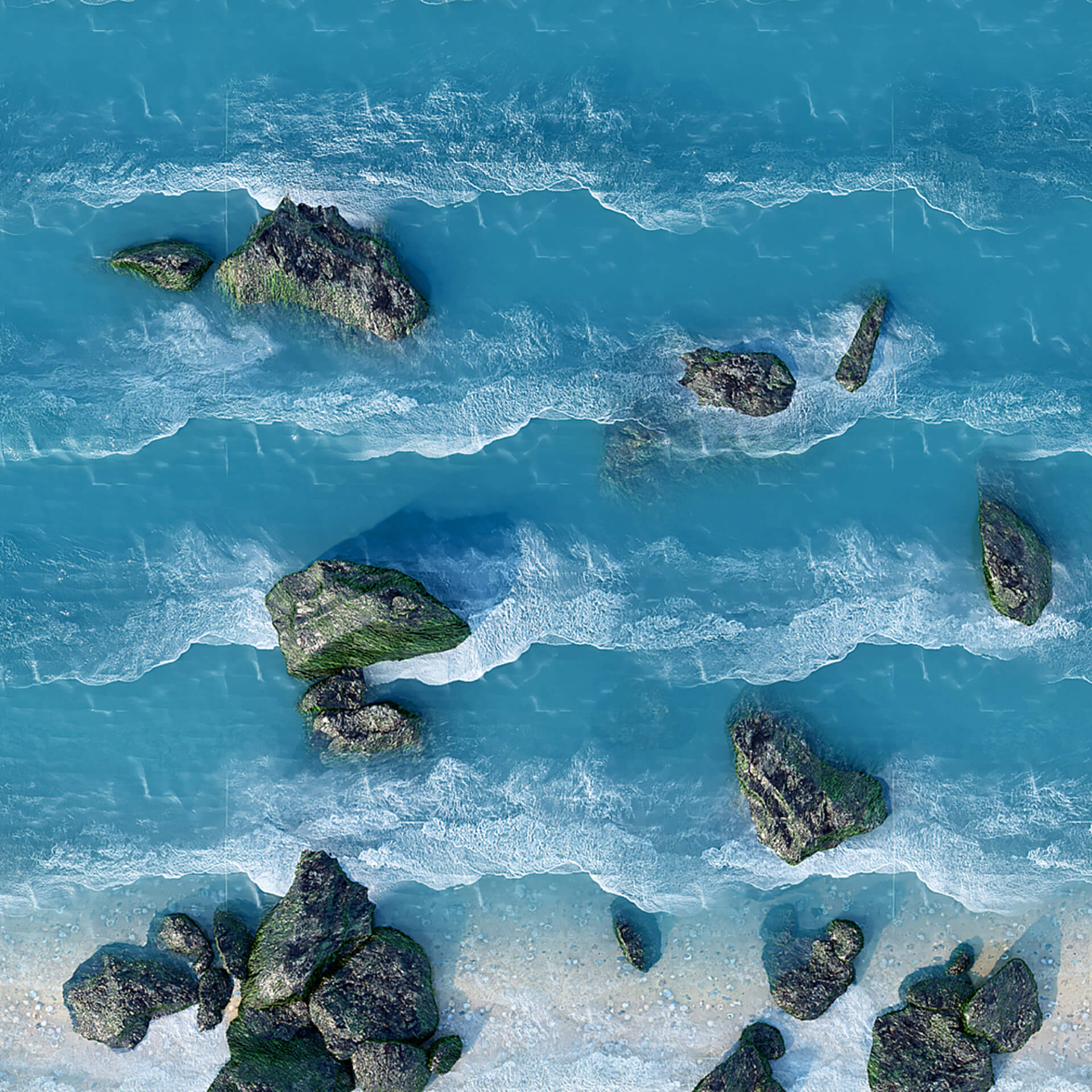 Sea Shore 01 - 3D Model by moradalia