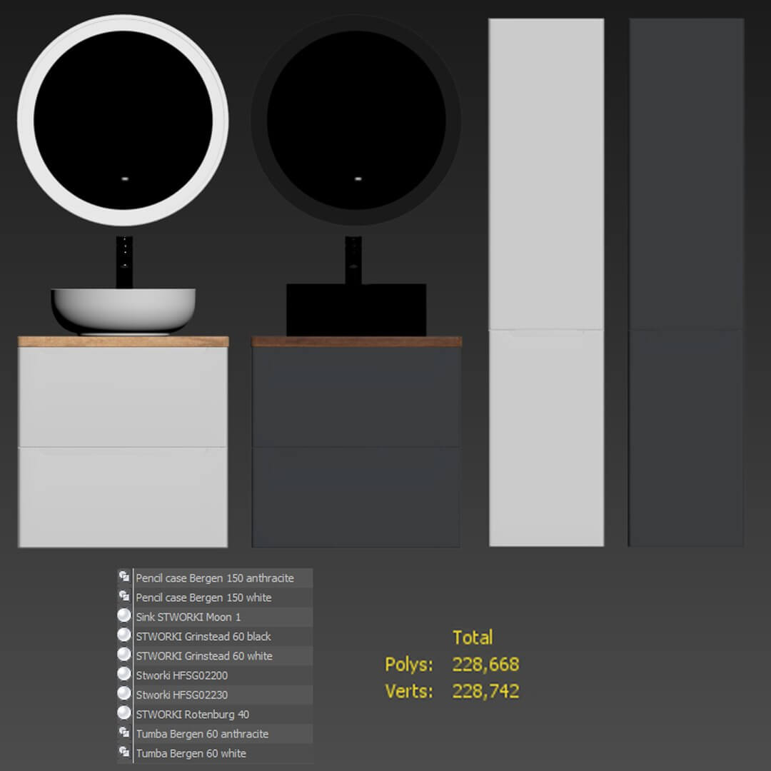 Stworki Bergen 60 and Penal - 3D Model by moradalia