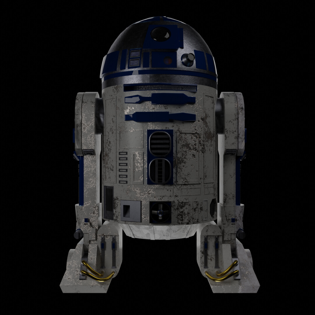 R2-D2 3D Model by Morgo