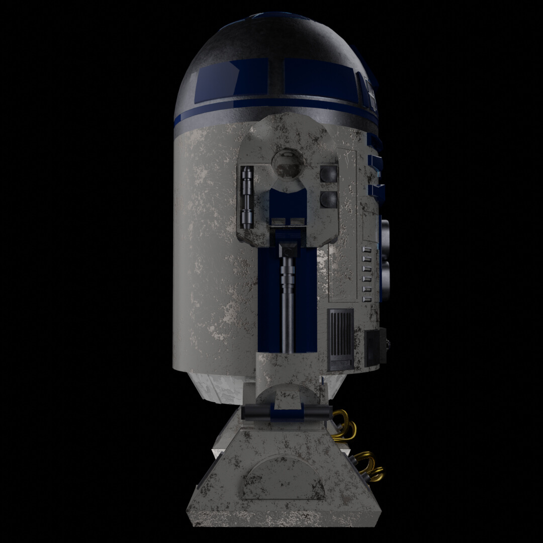 R2-D2 3D Model by Morgo