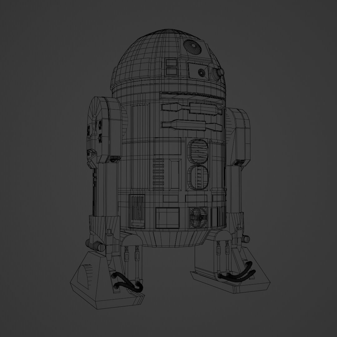 R2-D2 3D Model by Morgo