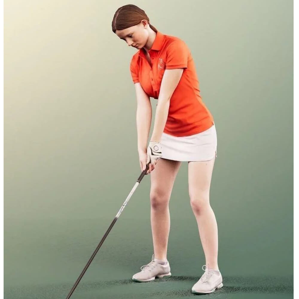 Girl Golf Young - 3D Model by mostaf20