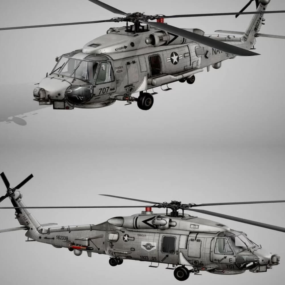 Ikorsky SH-60 3D Model by mostaf20