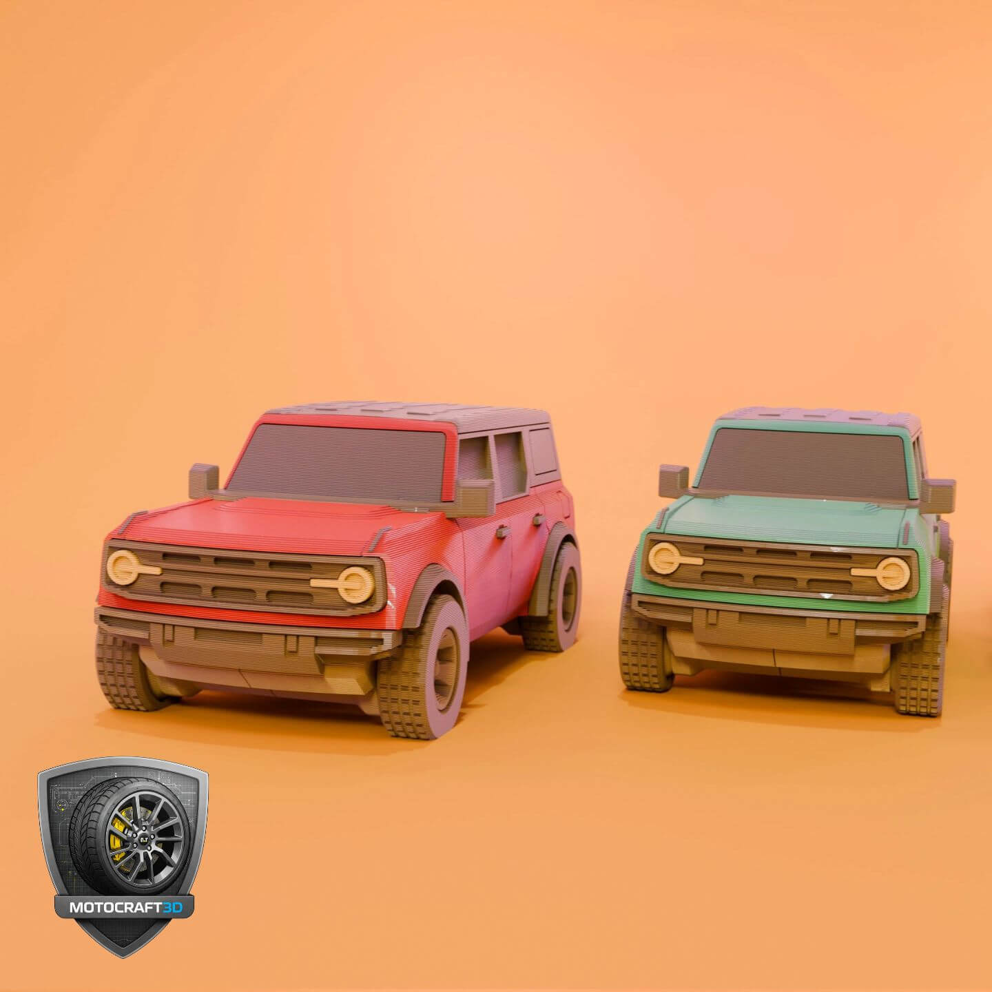 Awesome Off-Roader - Printable 3D Model - STL - Personal Use by MotoCraft3D