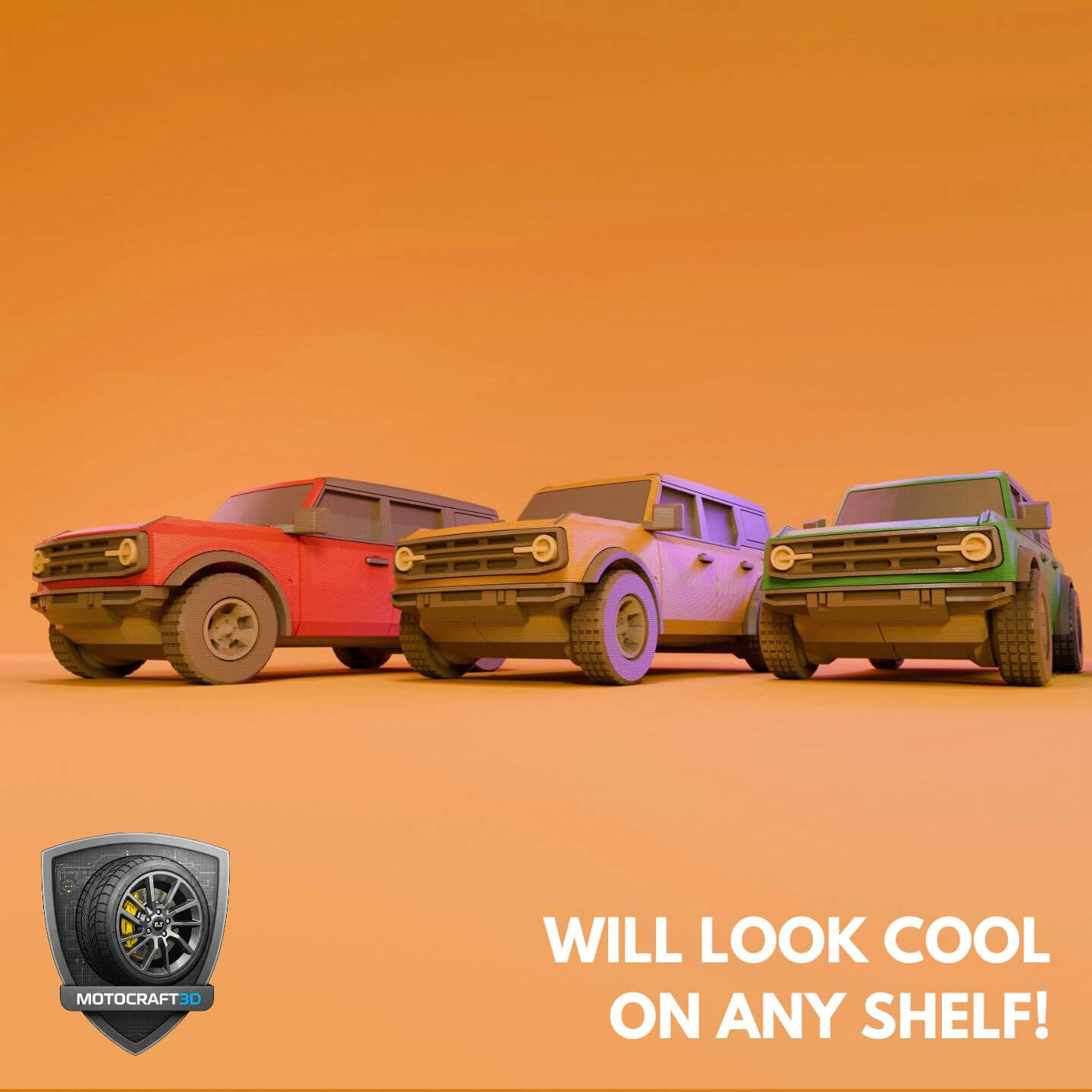 Awesome Off-Roader - Printable 3D Model - STL - Personal Use by MotoCraft3D