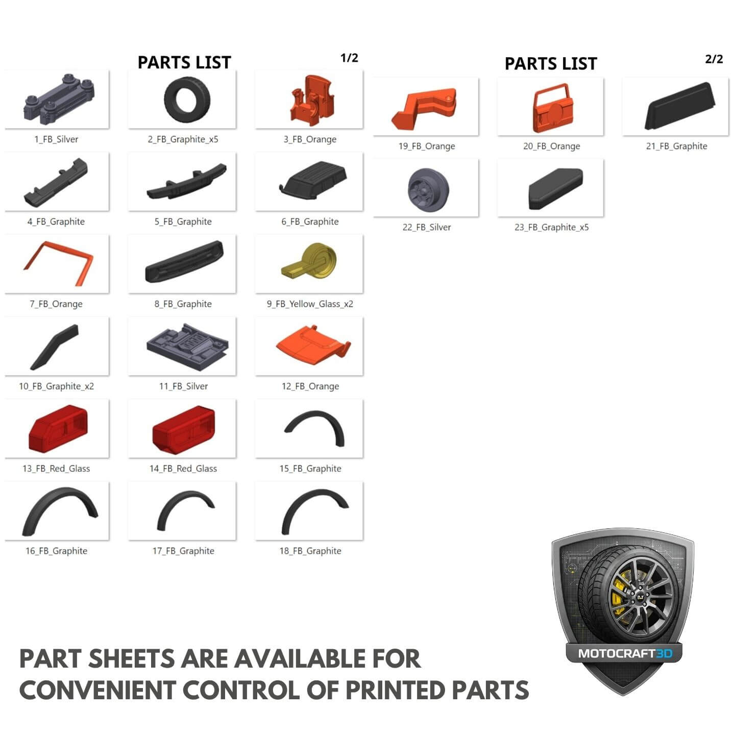 Awesome Off-Roader - Printable 3D Model - STL - Personal Use by MotoCraft3D