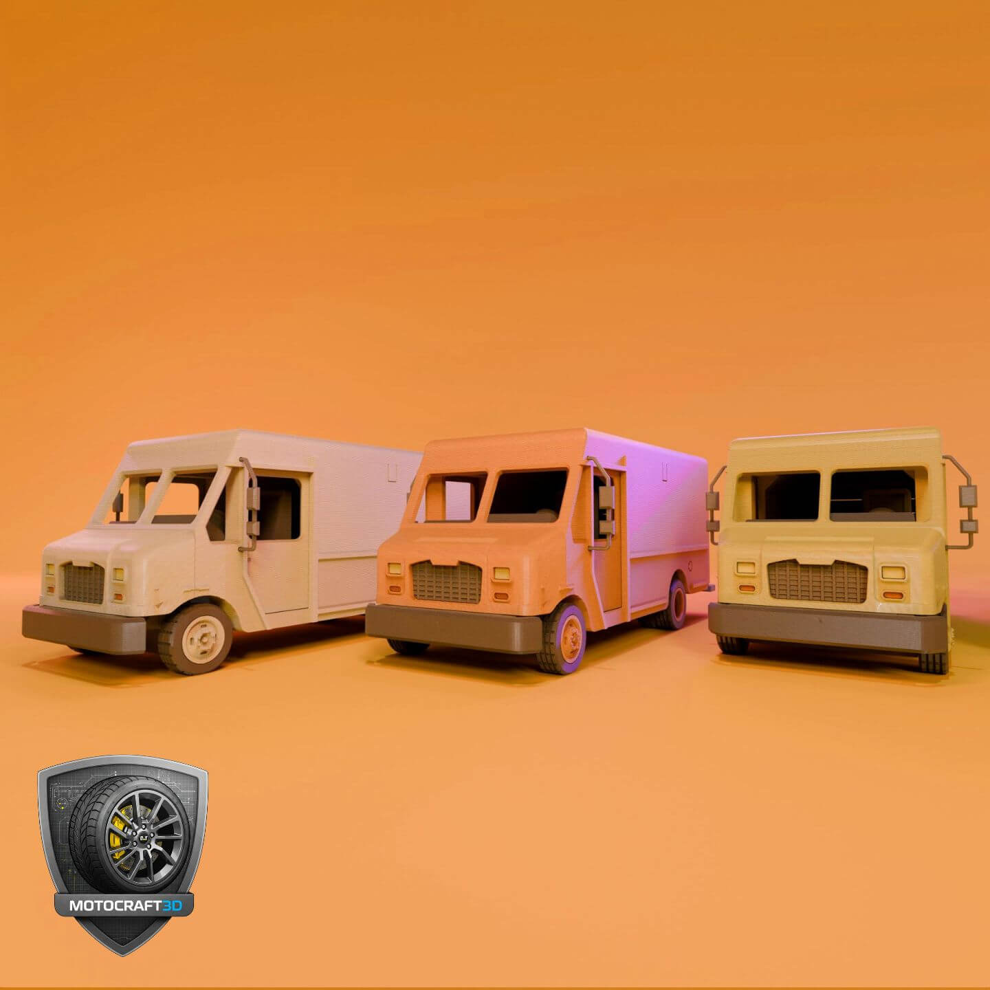 Cool Van MT45 - Printable 3D Model - STL - Personal Use by MotoCraft3D