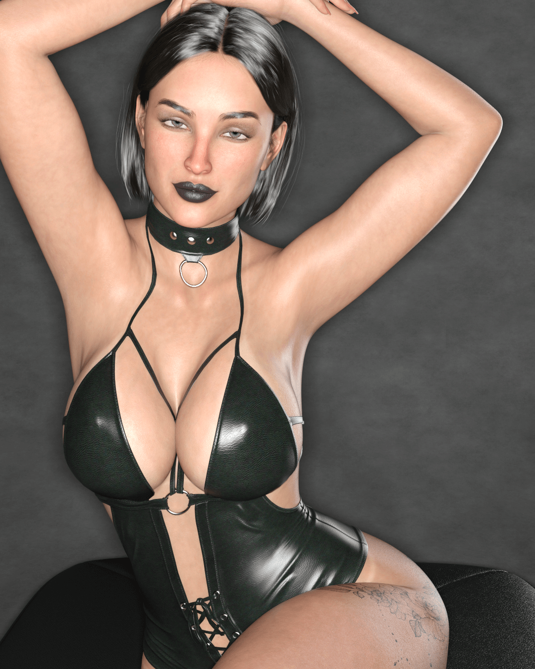 Model Mikaela dark style 3D Render | RenderHub Gallery