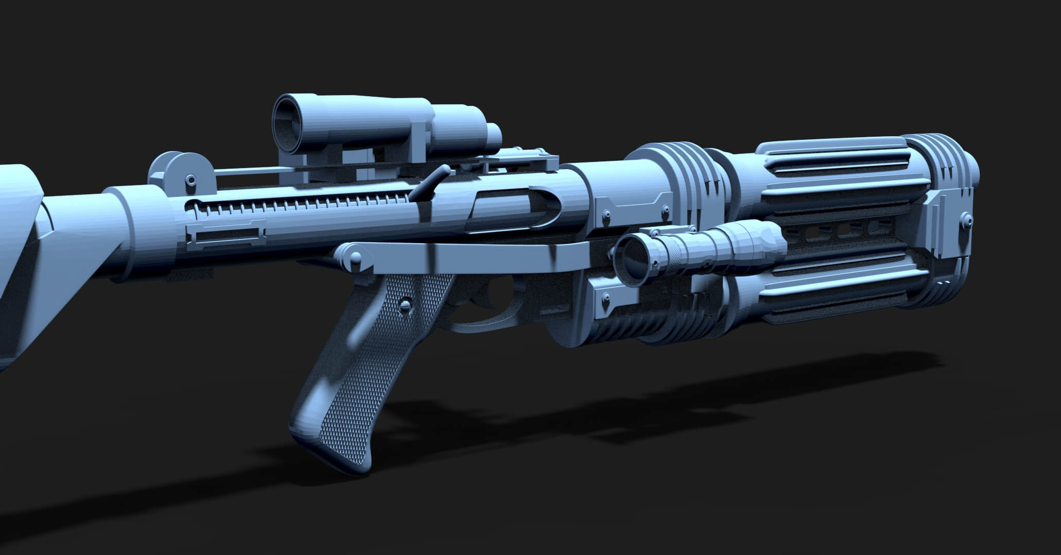 Shore Trooper Gun - 3D Model by motupatlucosplay