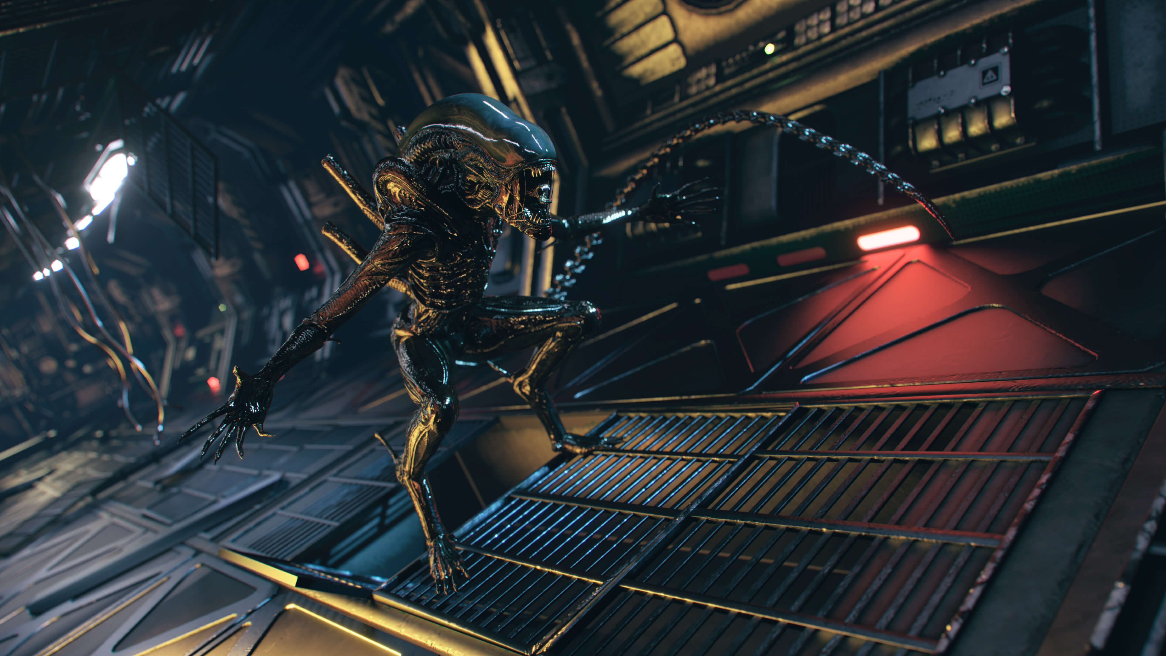 Xenomorph Attack 3D Desktop HD Wallpaper
