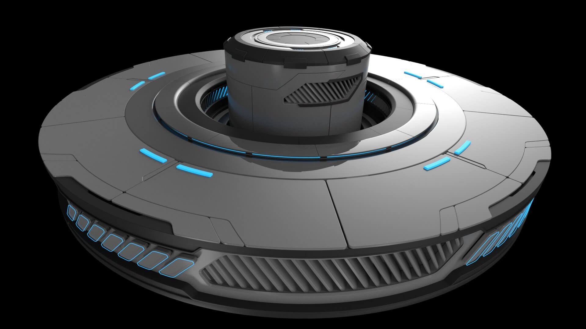 Broadcast Platform - 3D Model by MozyGFX