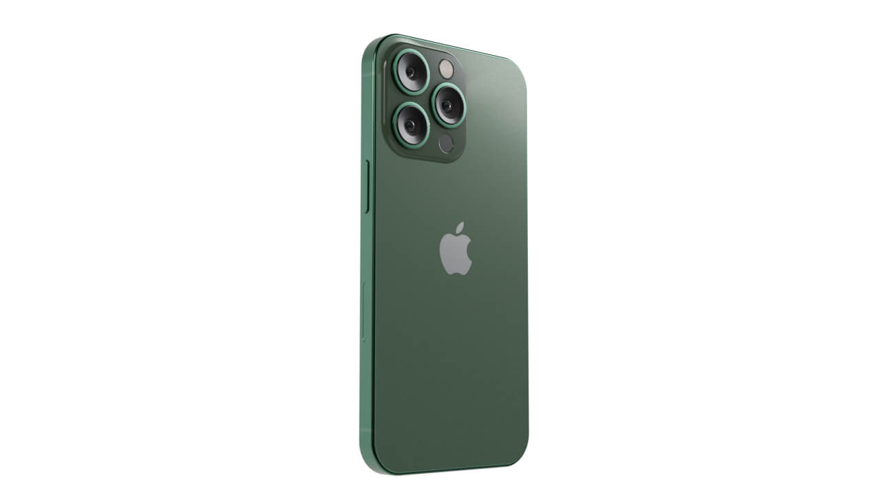 iPhone 13 Pro Alpine Green 2022 Release - 3D Model by MozzarellaARC