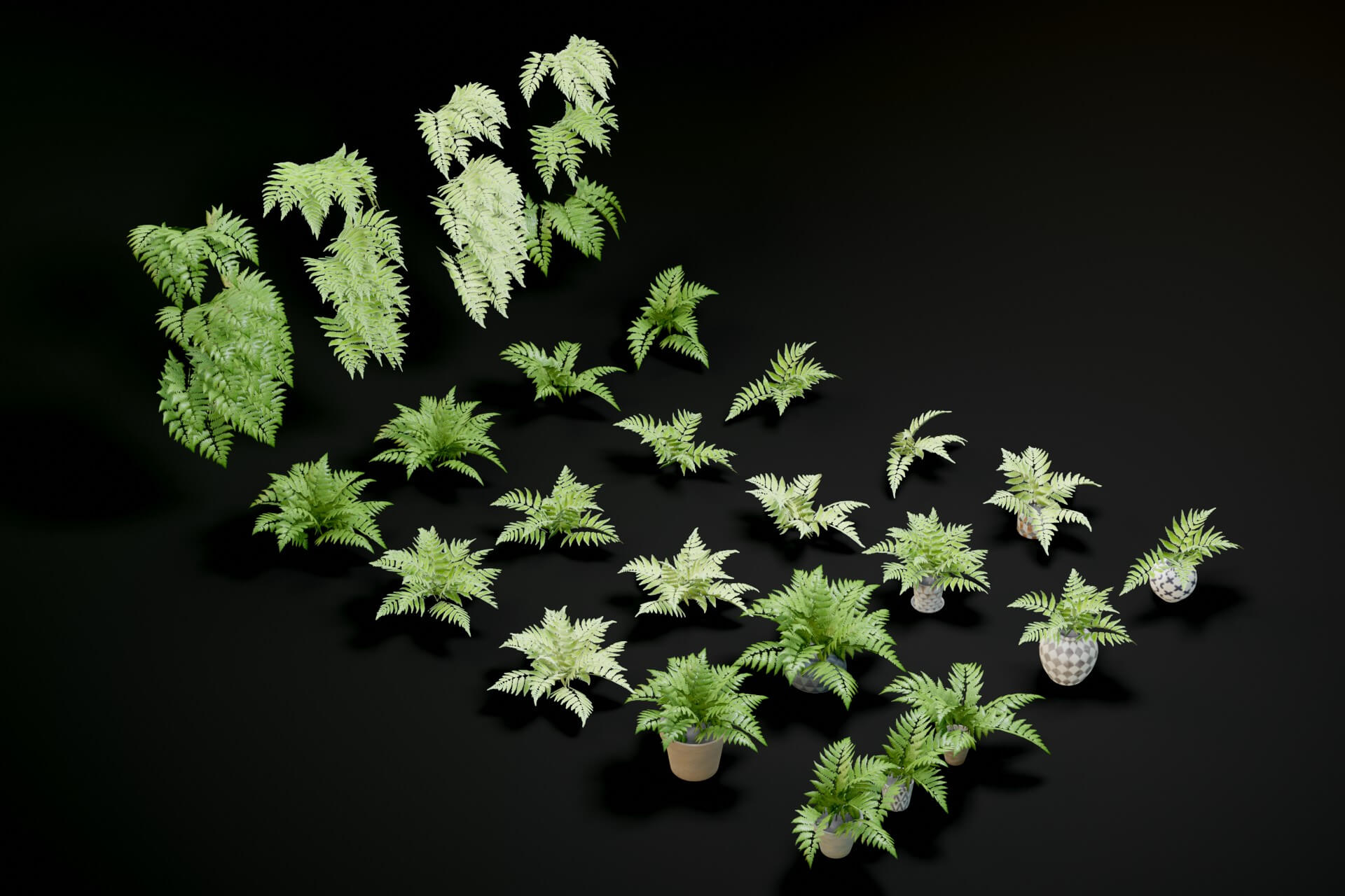 Plant Pack M03 - Low Poly 3D Model by MozzarellaARC