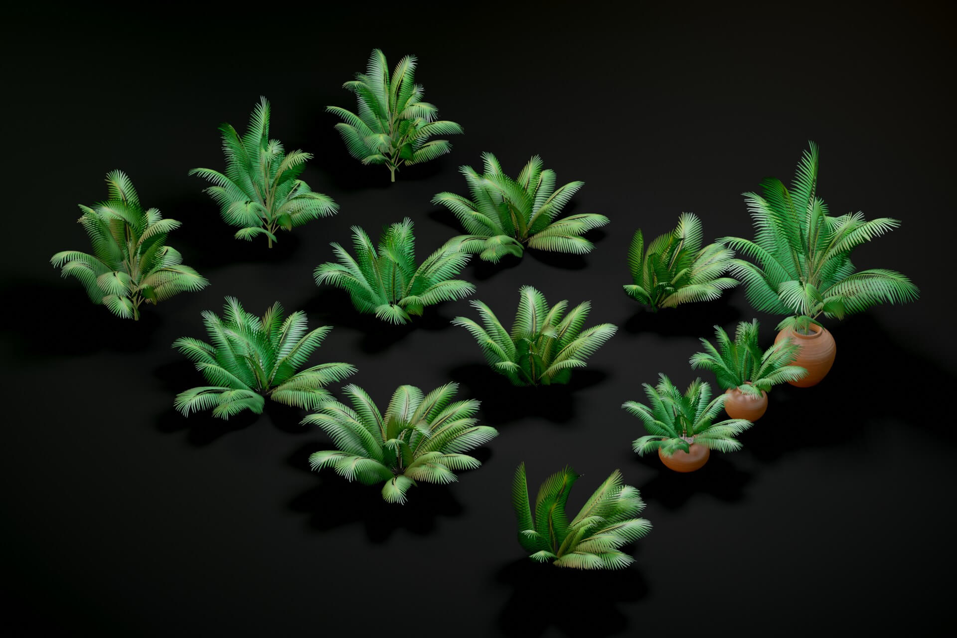 Plant Pack M03 - Low Poly 3D Model by MozzarellaARC