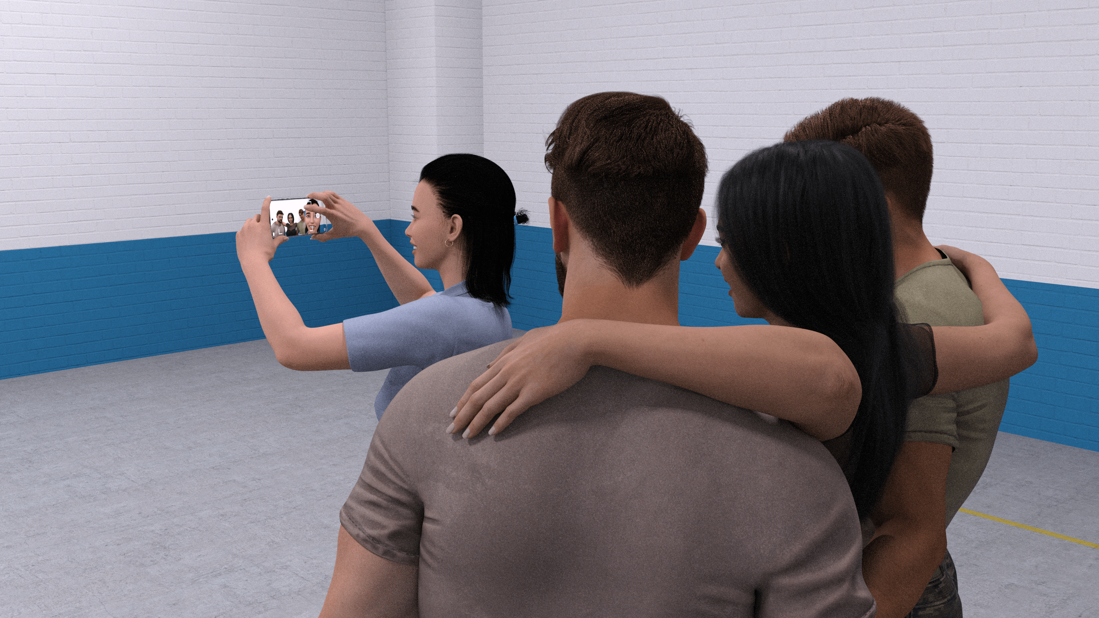 Let's make a selfie 3D Render, Digital Art by MR3Design
