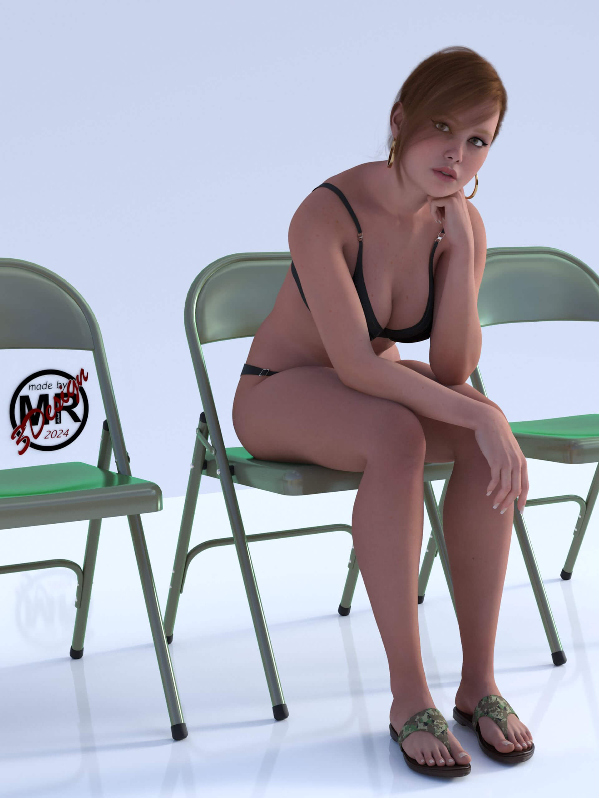 Wait 3D Render, Digital Art by MR3Design