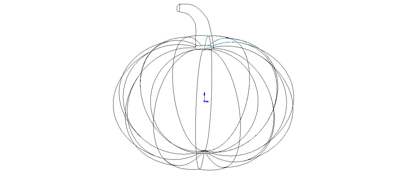 3D Art Surface Pumpkin by MRAnyCAD
