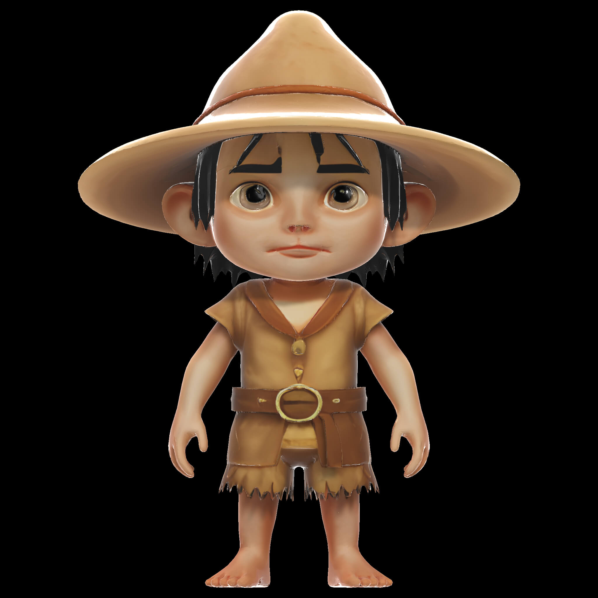 Adventure Scout Chibi Character - Free 3D Model by MRAnyCAD