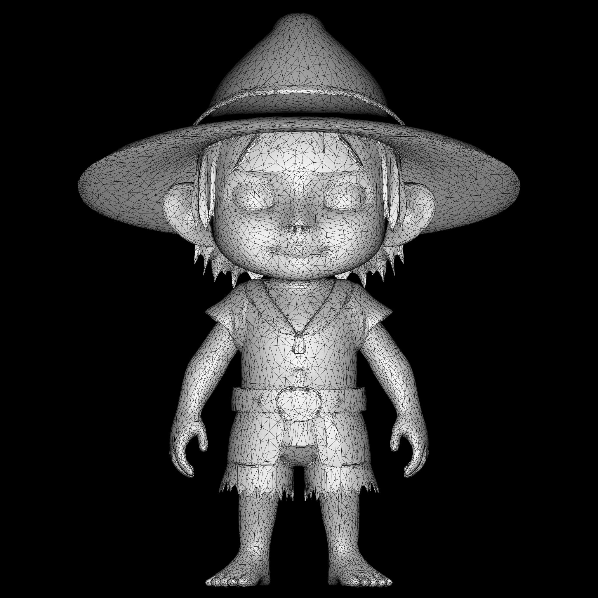 Adventure Scout Chibi Character - Free 3D Model by MRAnyCAD