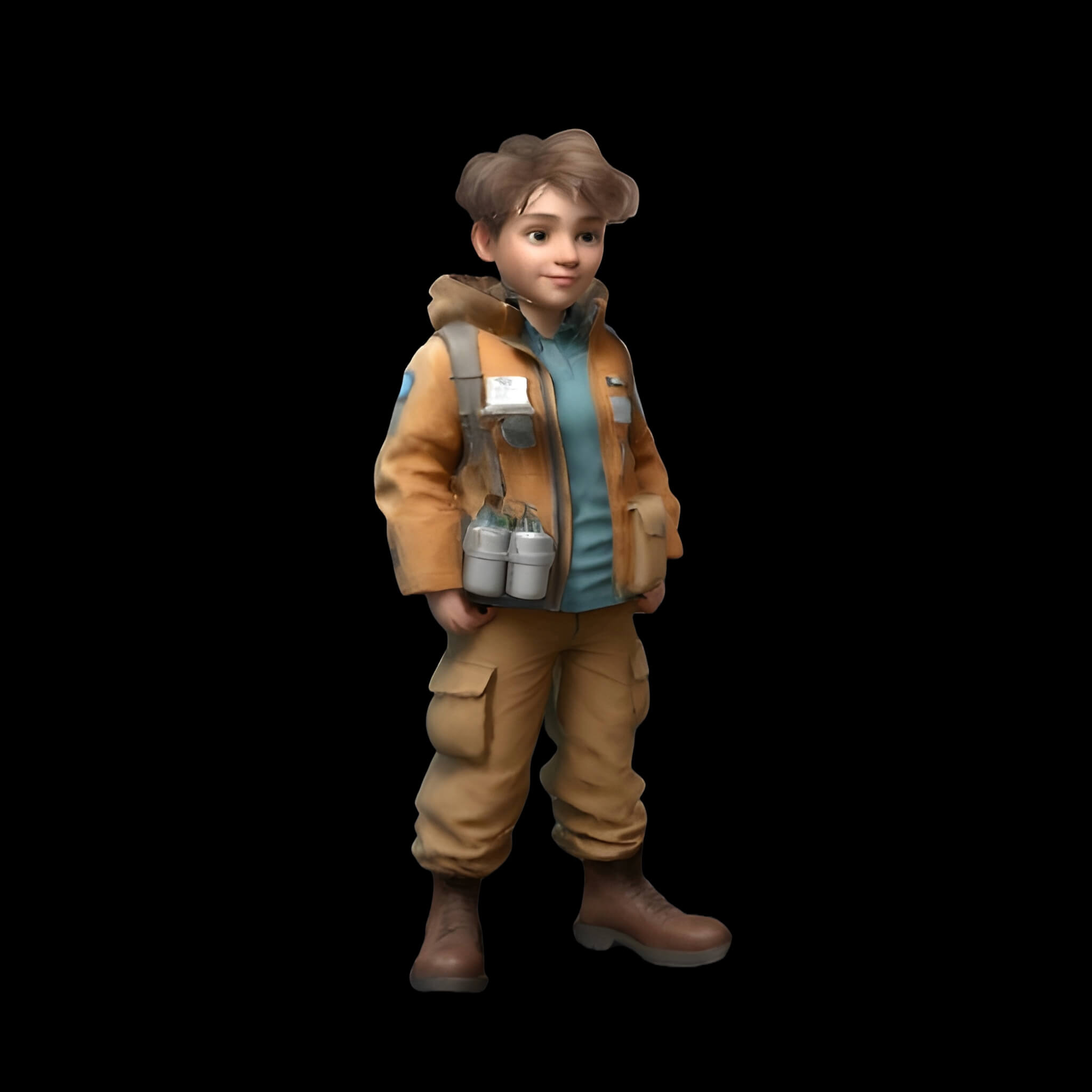 Adventure Team Character Set - 3D Model by MRAnyCAD