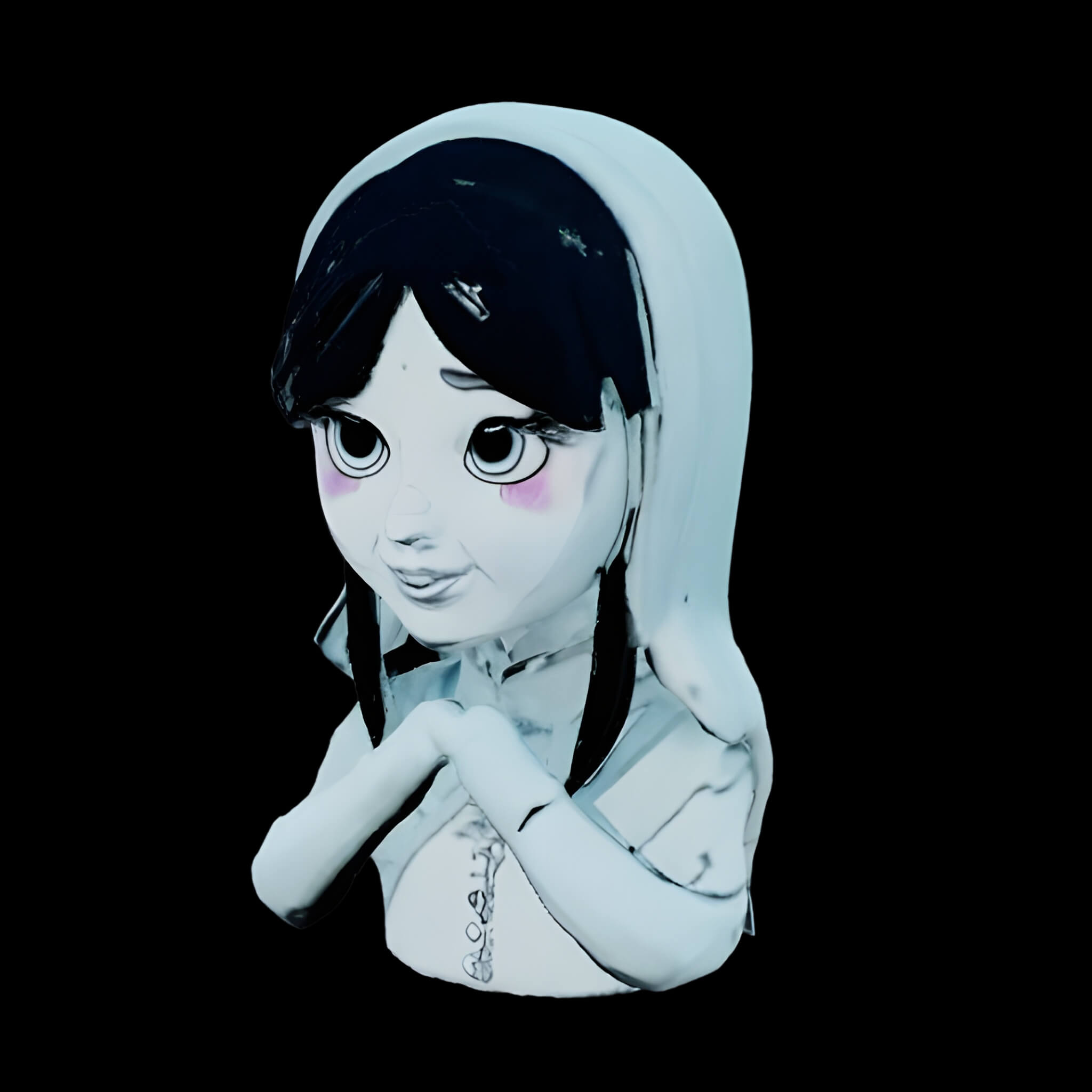 Anime Character Bust Collection - 3D Model by MRAnyCAD