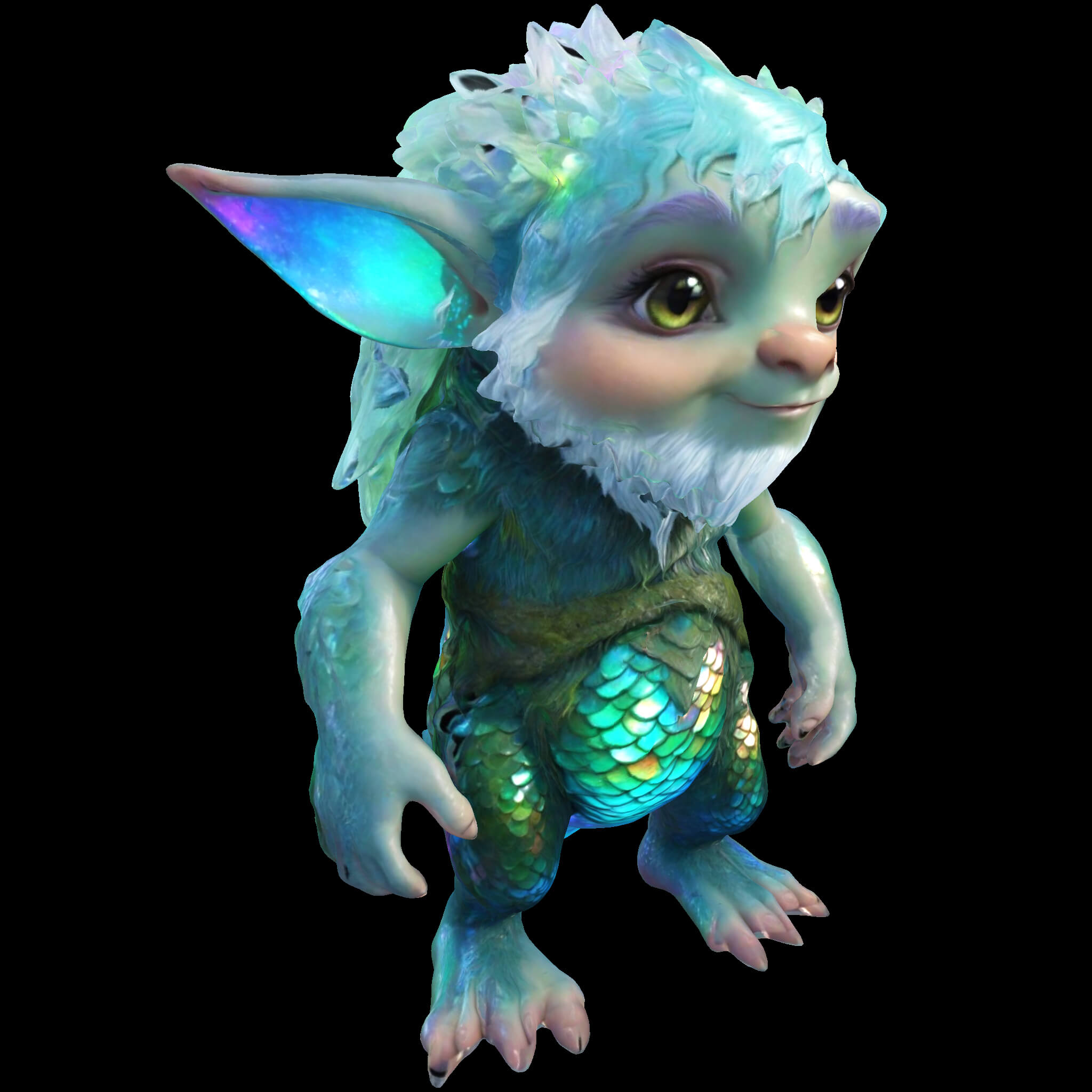 Aqua Forest Sprite - 3D Model by MRAnyCAD