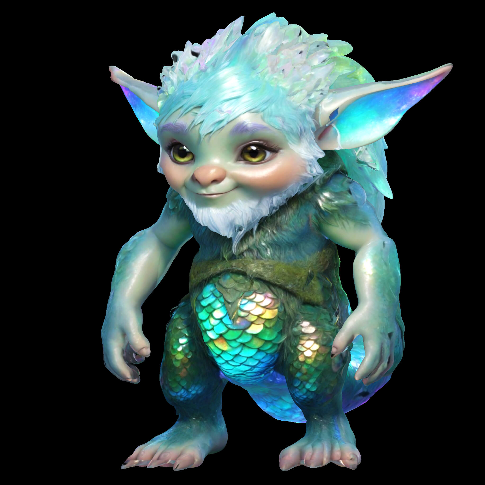 Aqua Forest Sprite - 3D Model by MRAnyCAD