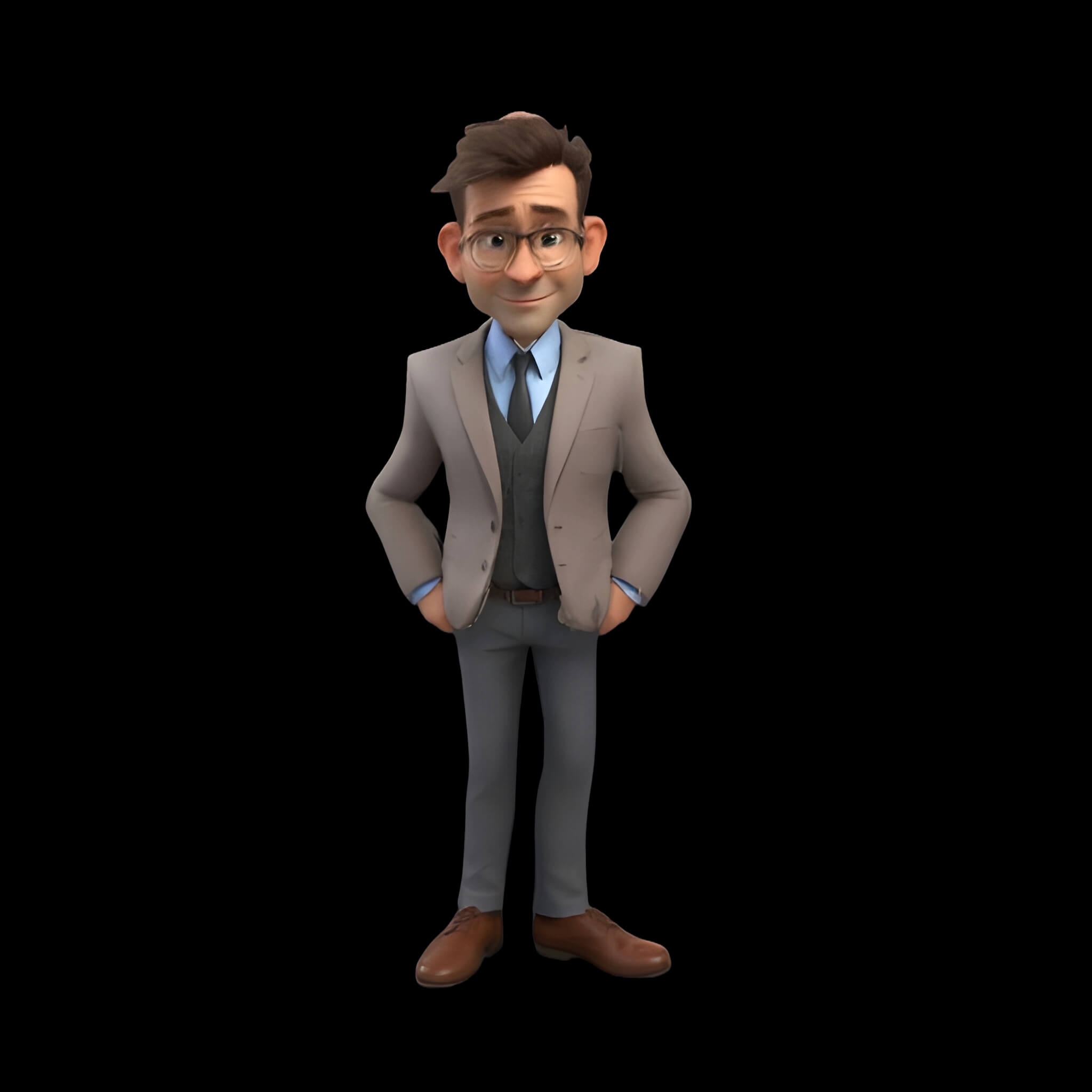 Business Character Collection - Modern Professional Avatars 3D Model by ...