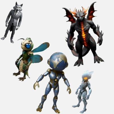 MRAnyCAD | 3D Models | Creatures