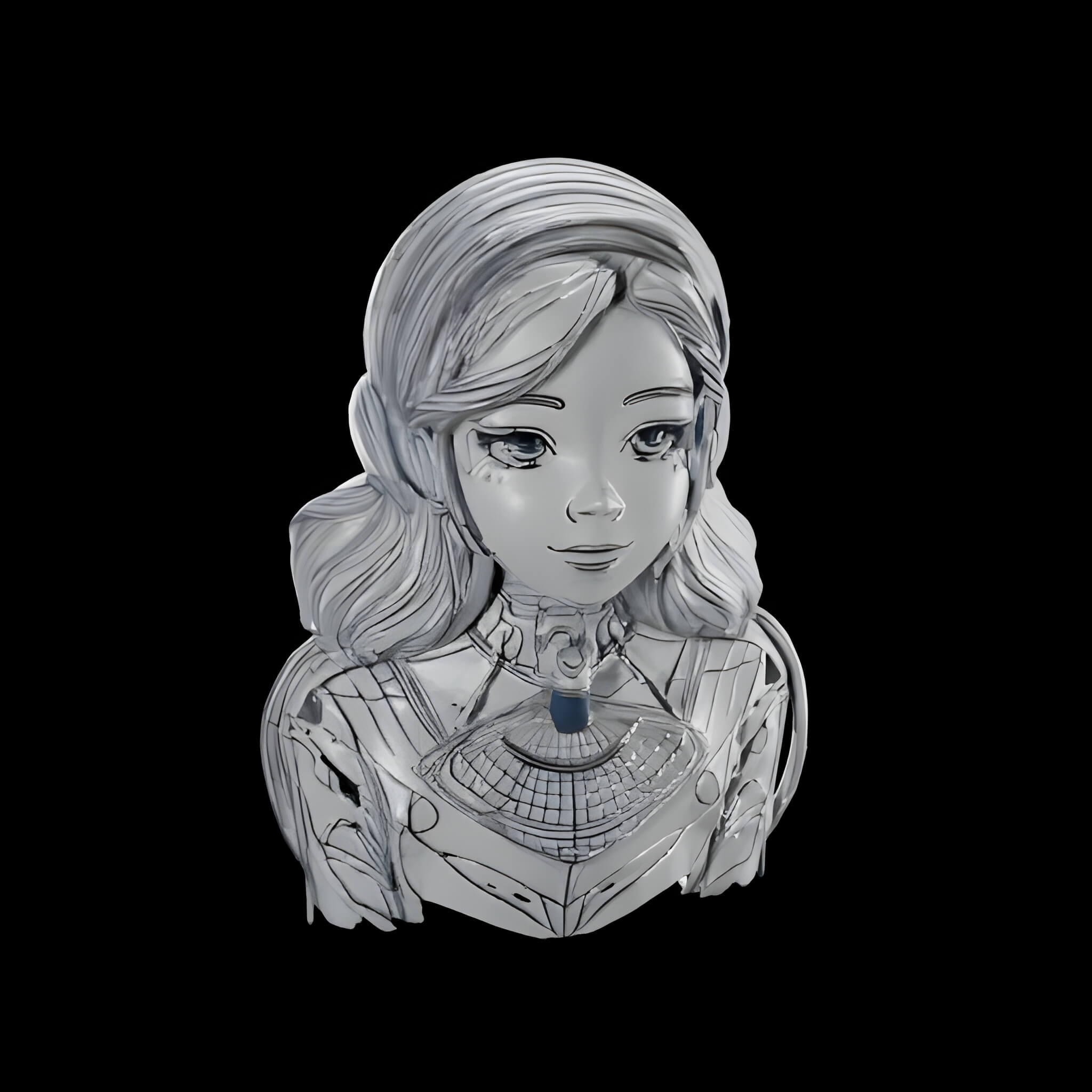 Charming Character Busts Collection - 3D Model by MRAnyCAD