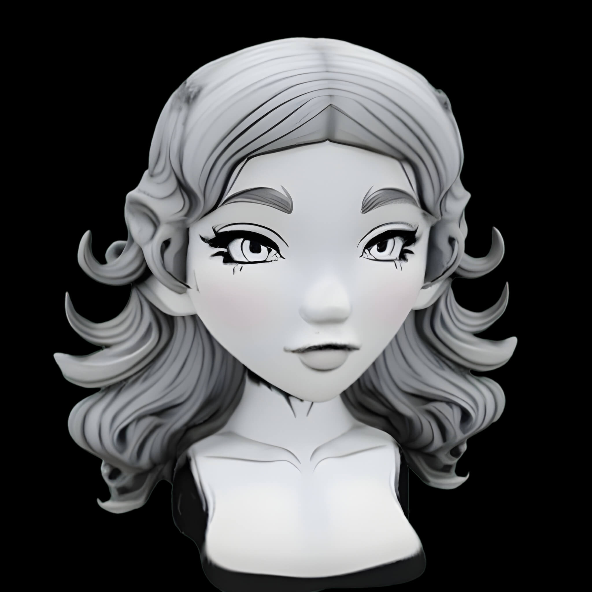 Charming Character Busts Collection - 3D Model by MRAnyCAD