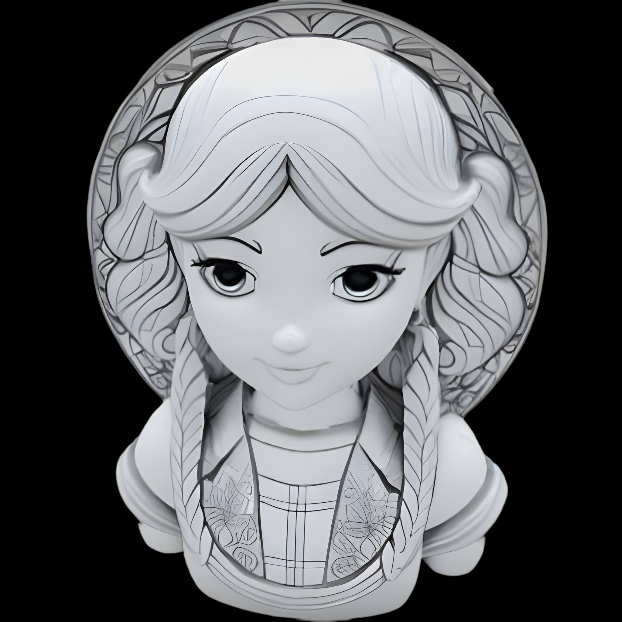 Charming Character Busts Collection - 3D Model by MRAnyCAD