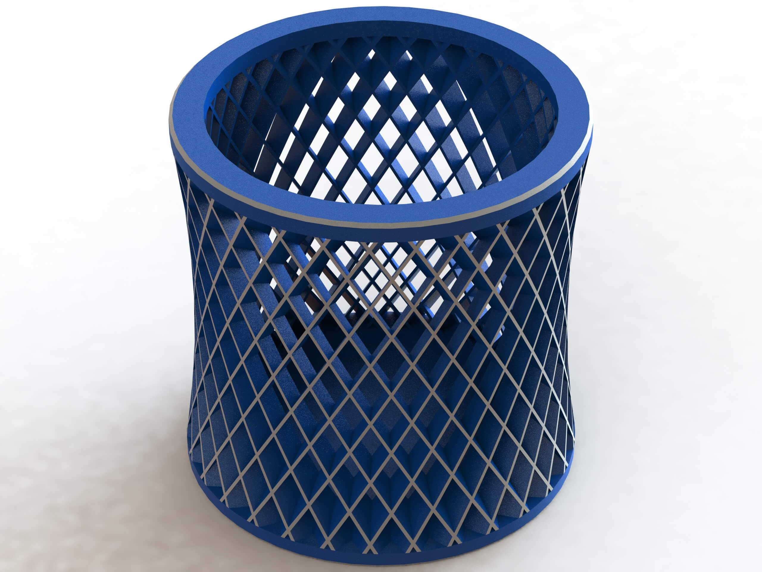 Circular Lattice Holder - 3D Model by MRAnyCAD