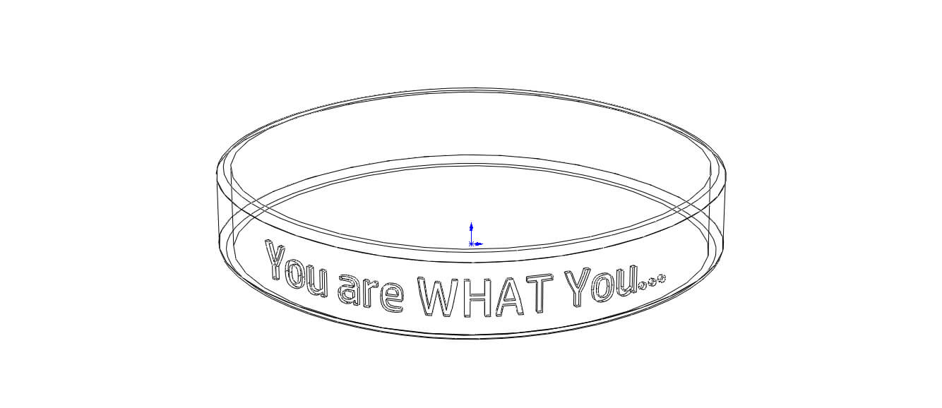 Classic Silicone Wristband - Free 3D Model by MRAnyCAD