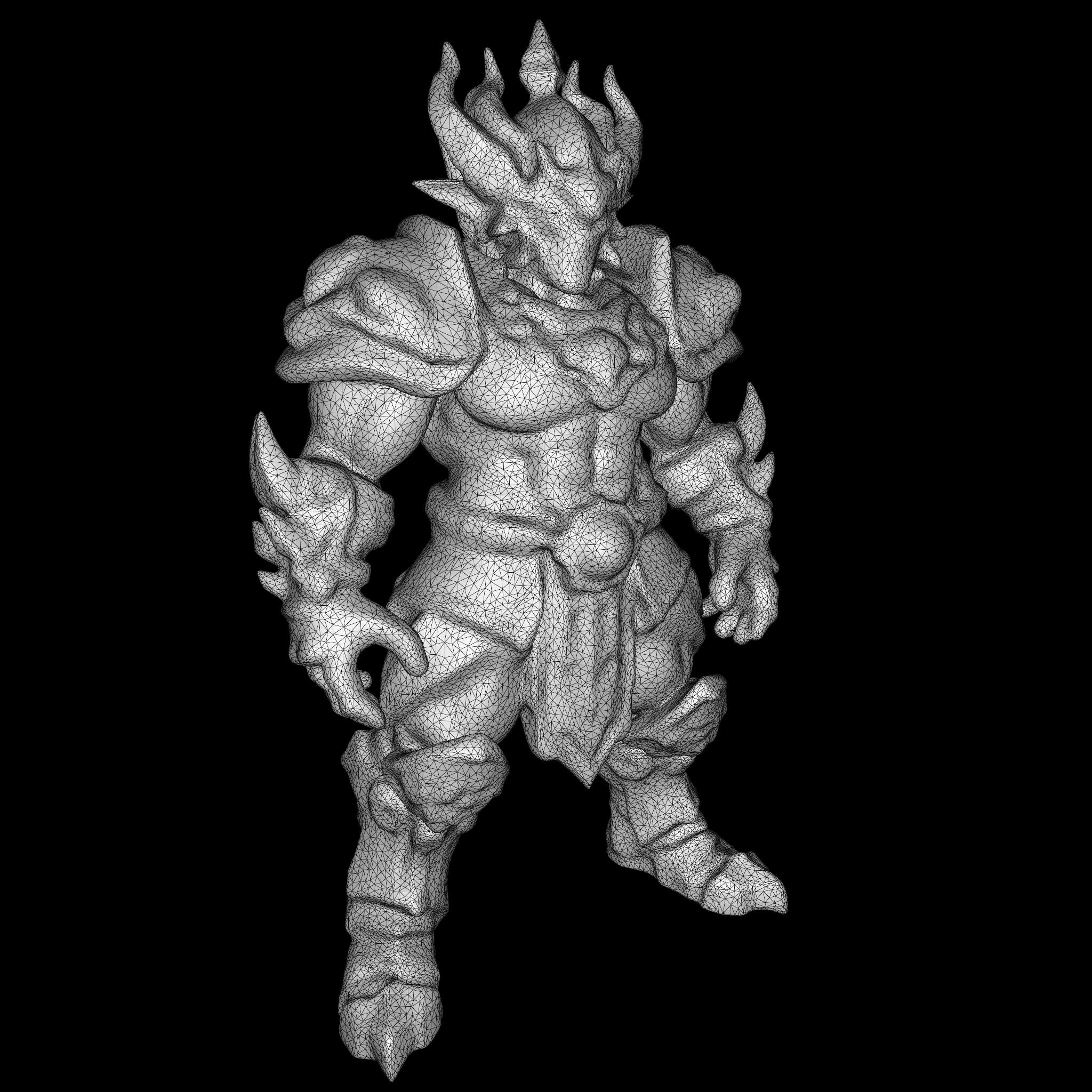 Crimson Warlord Armor - 3D Model by MRAnyCAD