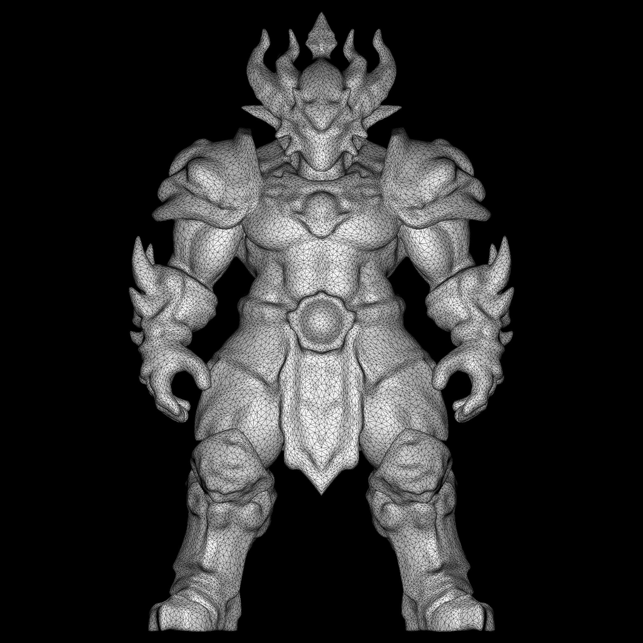 Crimson Warlord Armor - 3D Model by MRAnyCAD