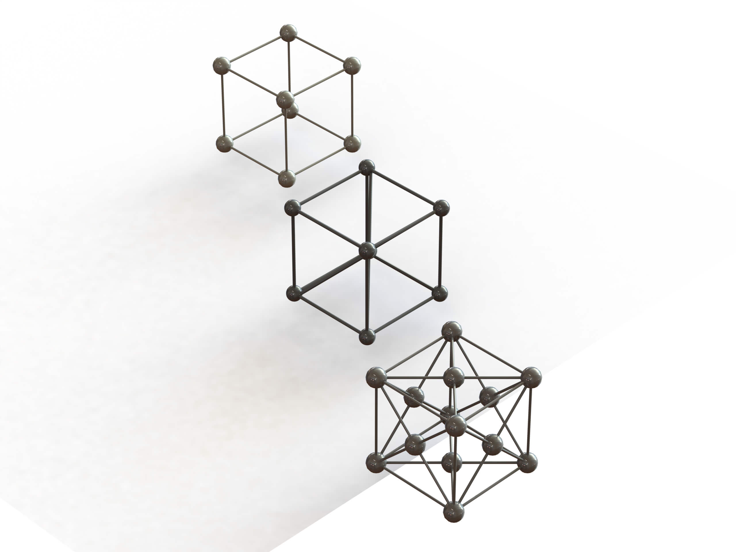 Cubic System Lattices - 3D Print Model by MRAnyCAD