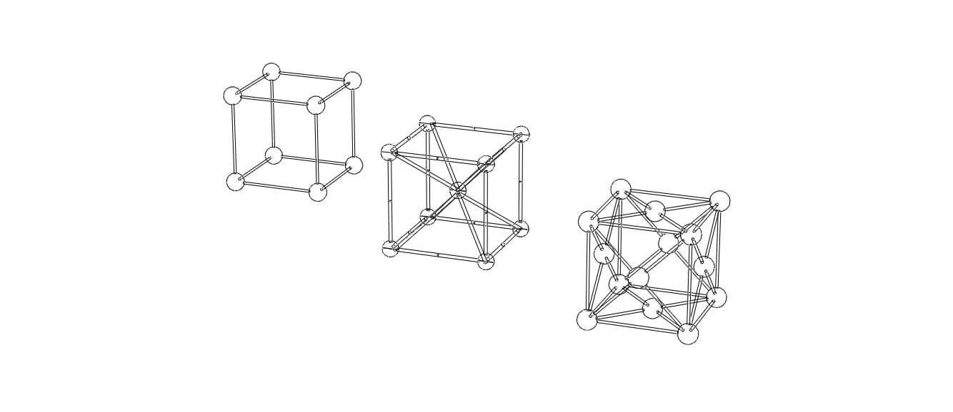 Cubic System Lattices - 3D Print Model by MRAnyCAD