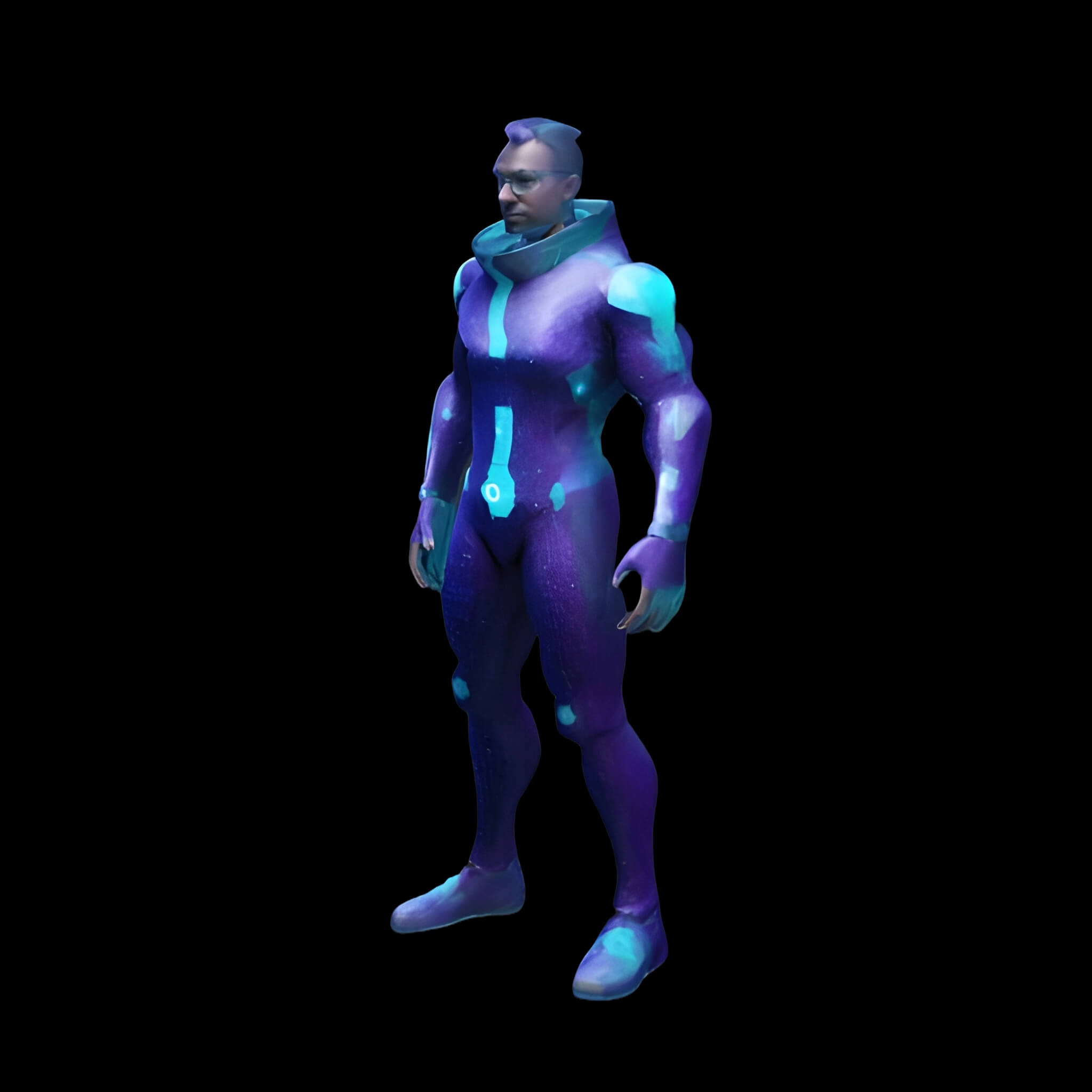 Cyber Squad Character Collection - 3D Model by MRAnyCAD