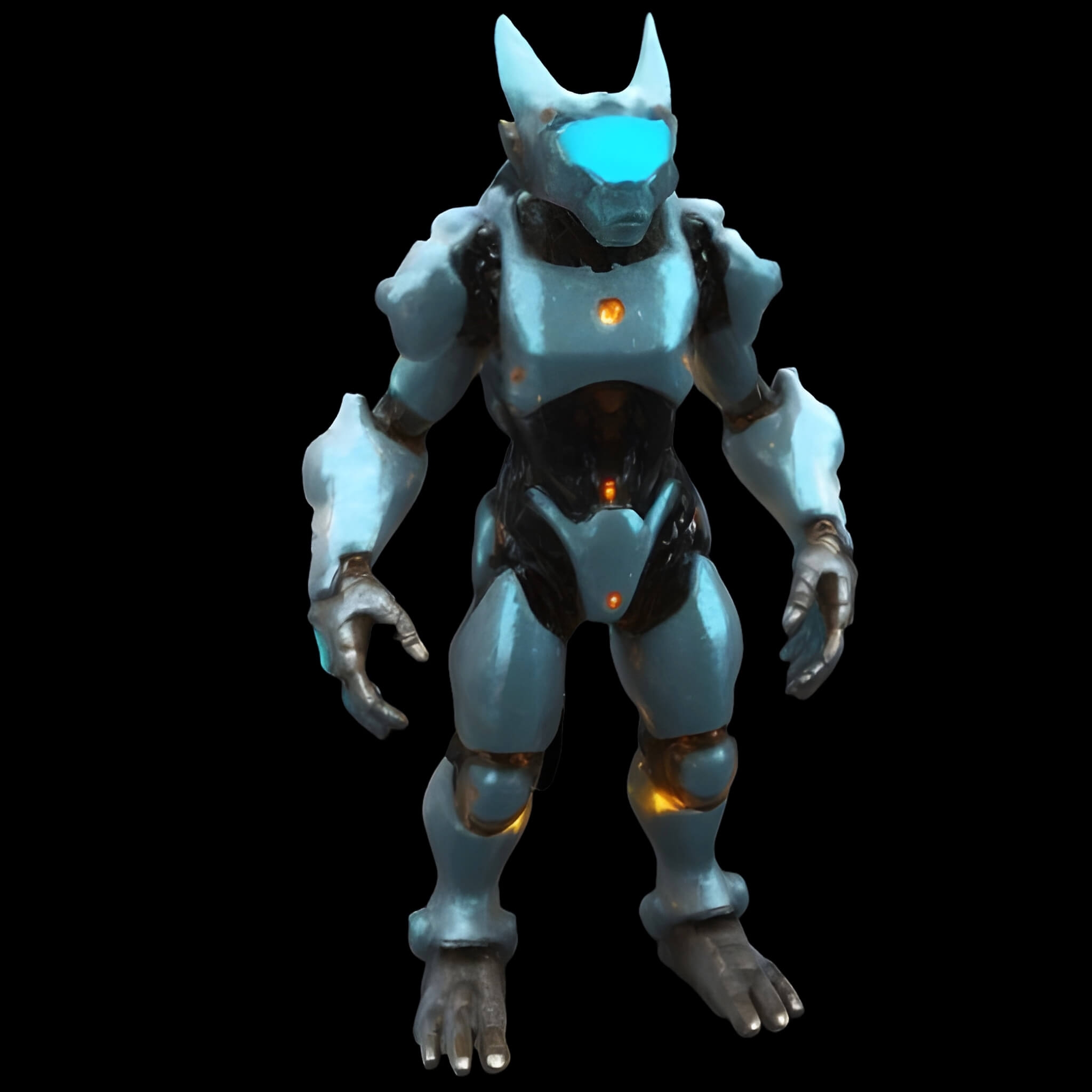 Cyber Warriors Collection - 3D Model by MRAnyCAD