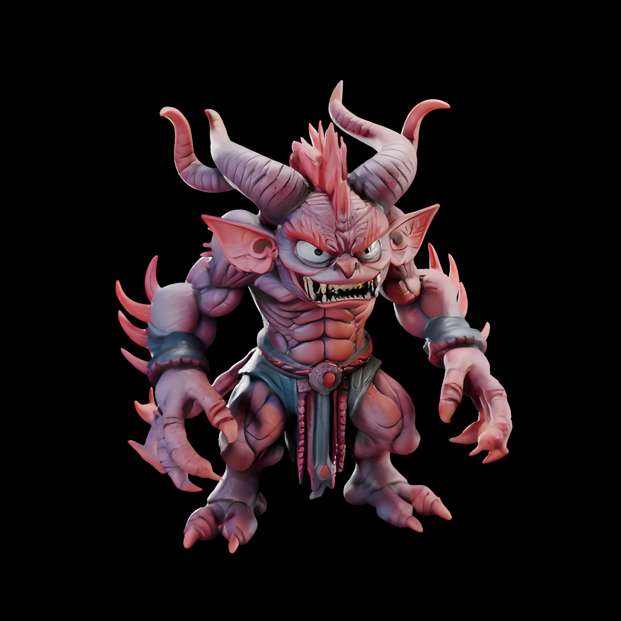 Demon Lords Collection - Fantasy Character Series 3D Model by MRAnyCAD