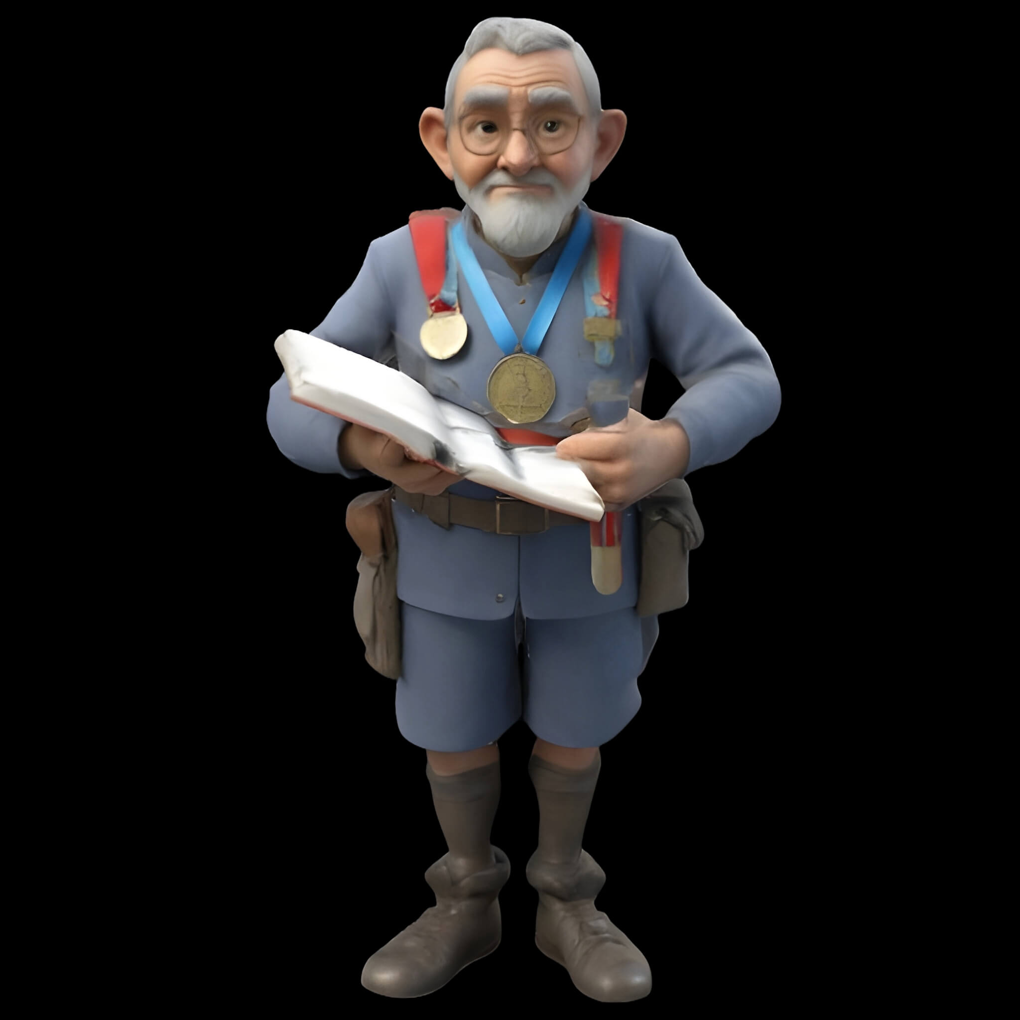 Diverse Historical Character Figurines - 3D Model by MRAnyCAD