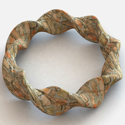 Elastic Art Bracelet - 3D Model by MRAnyCAD