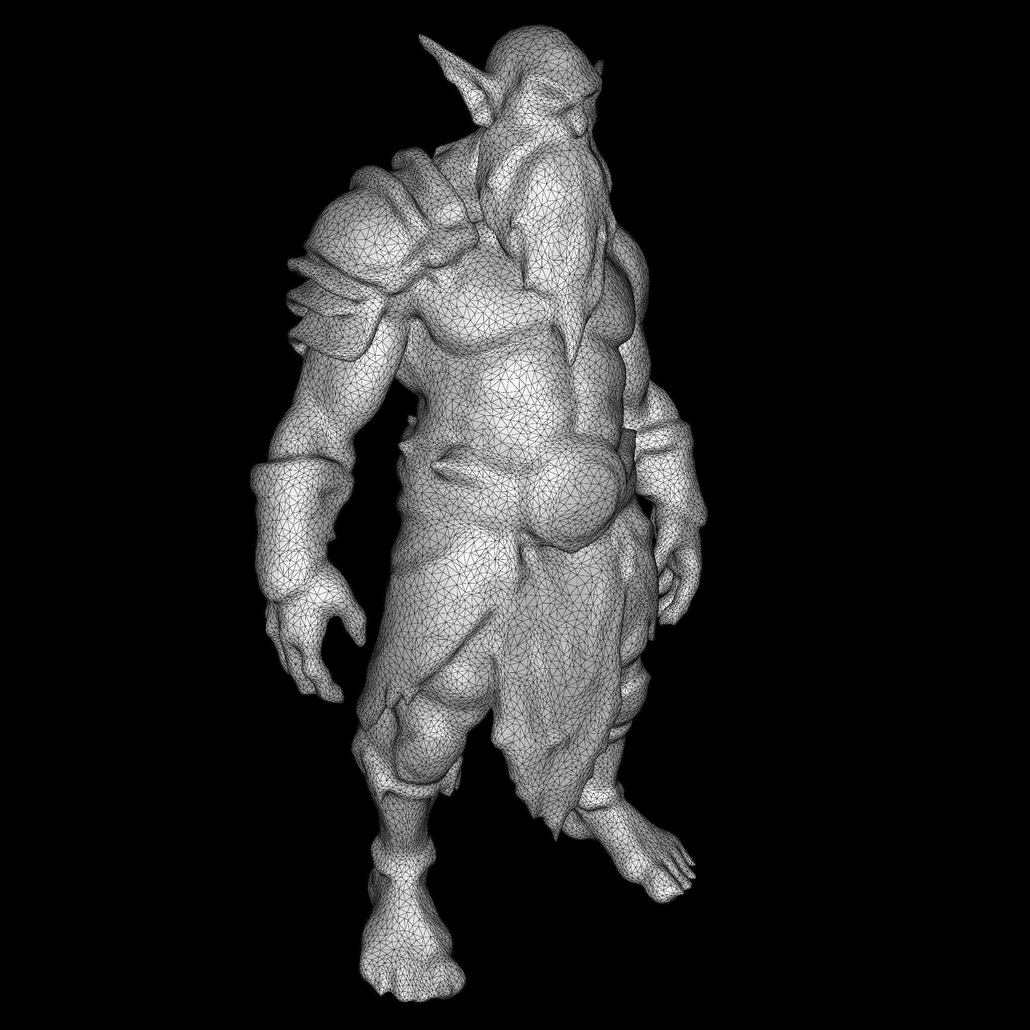 Elder Orc Guardian - 3D Model by MRAnyCAD