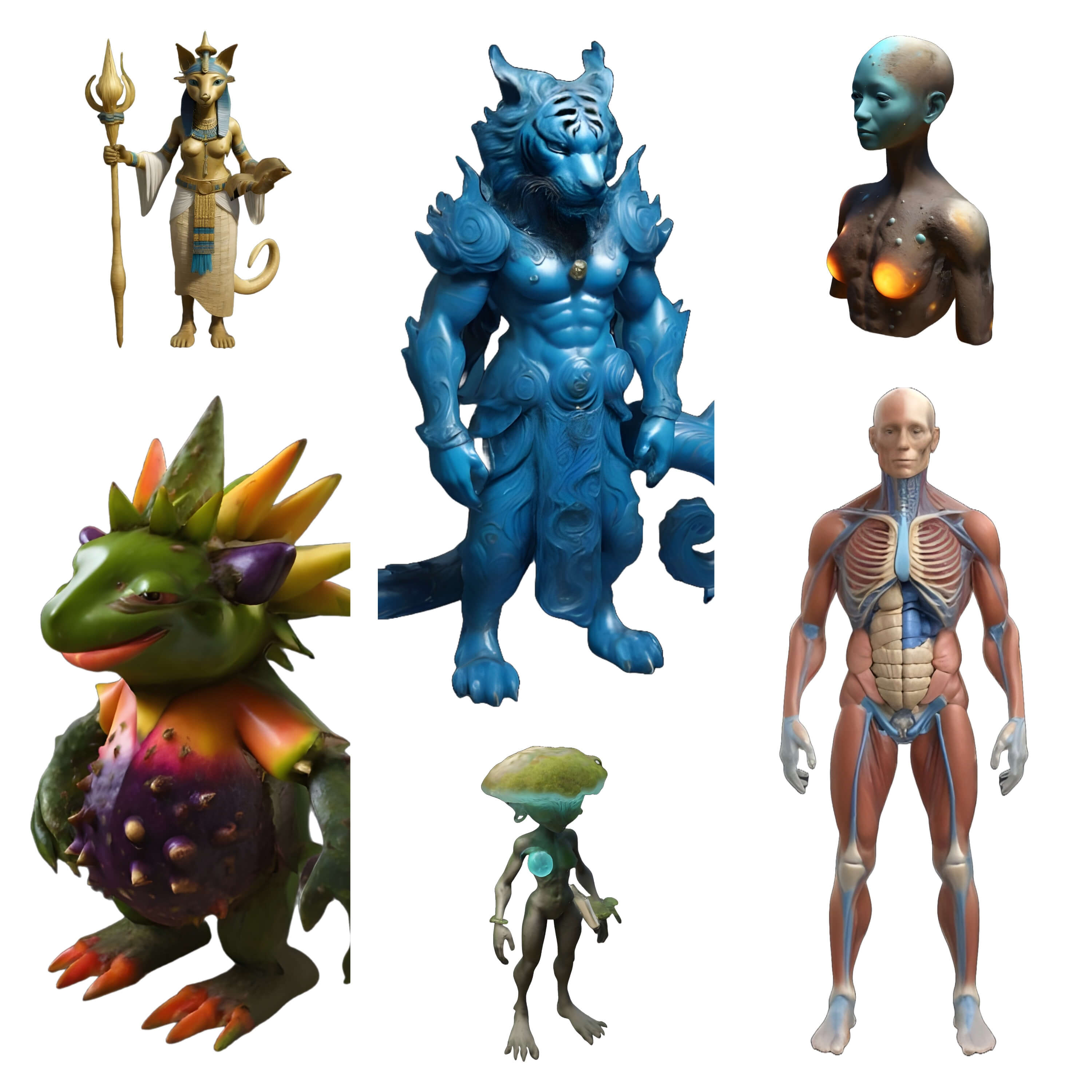 Fantasy & Anatomy Collection - 3D Model by MRAnyCAD