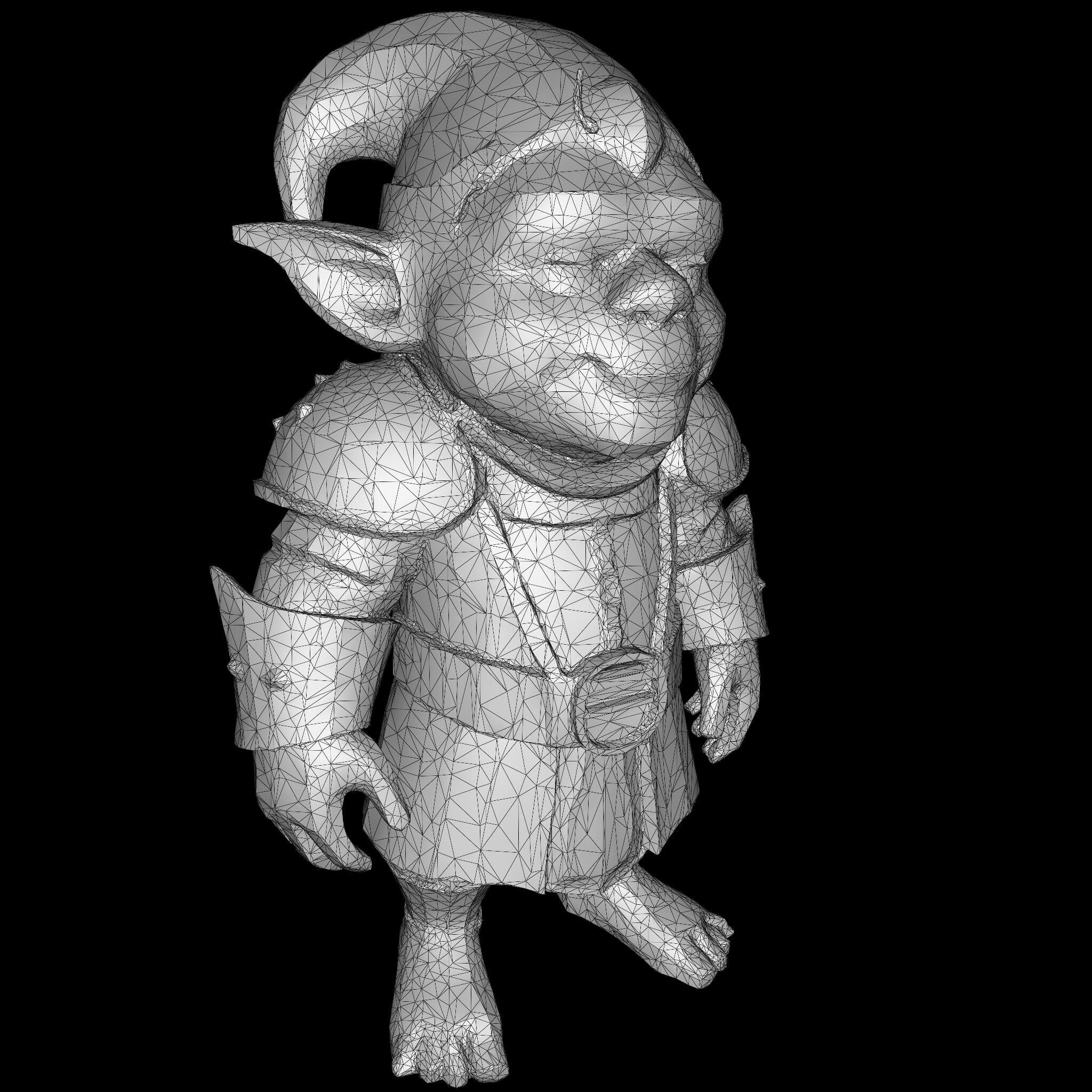 Fantasy Goblin Guard Character - Free 3D Model by MRAnyCAD