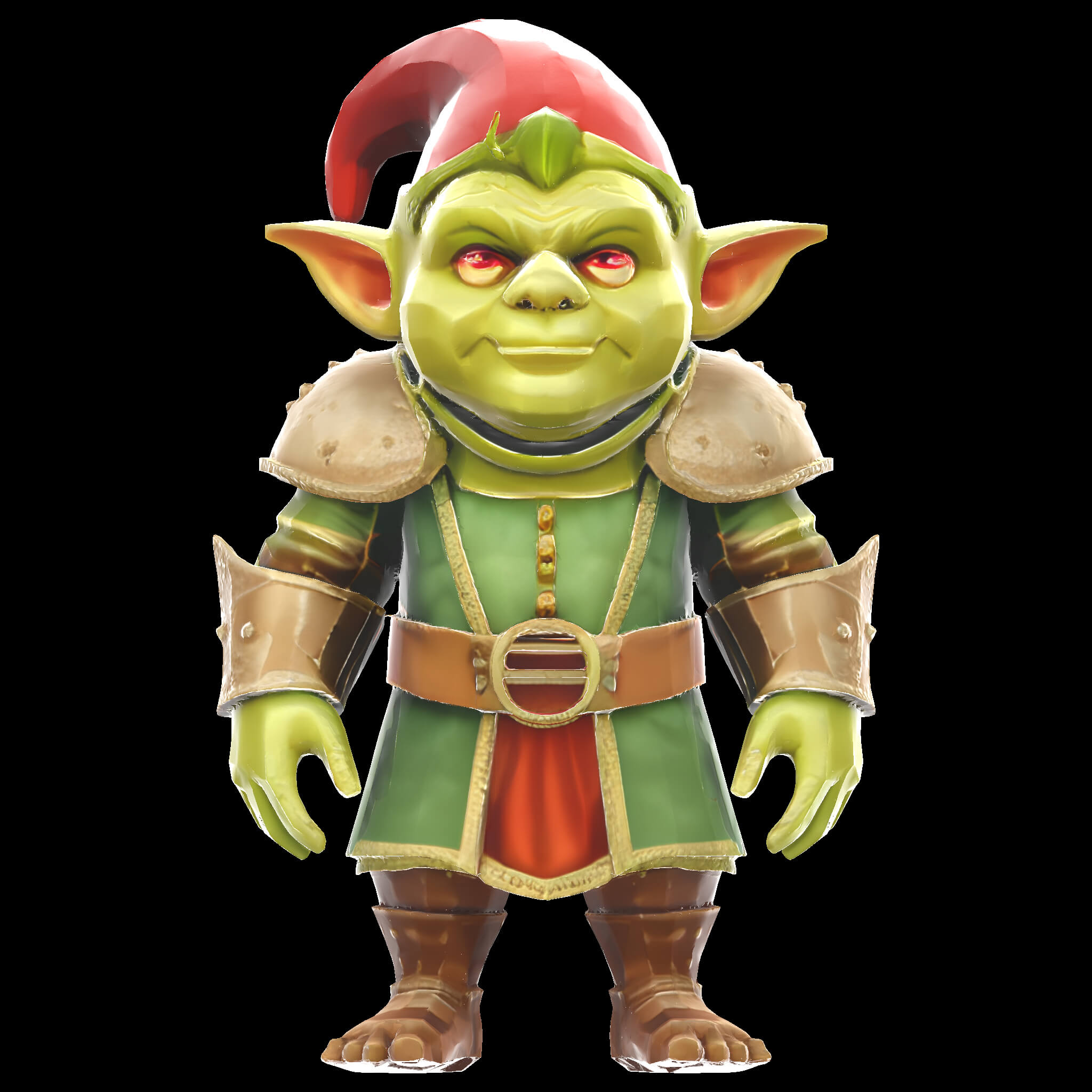 Fantasy Goblin Guard Character - Free 3D Model by MRAnyCAD